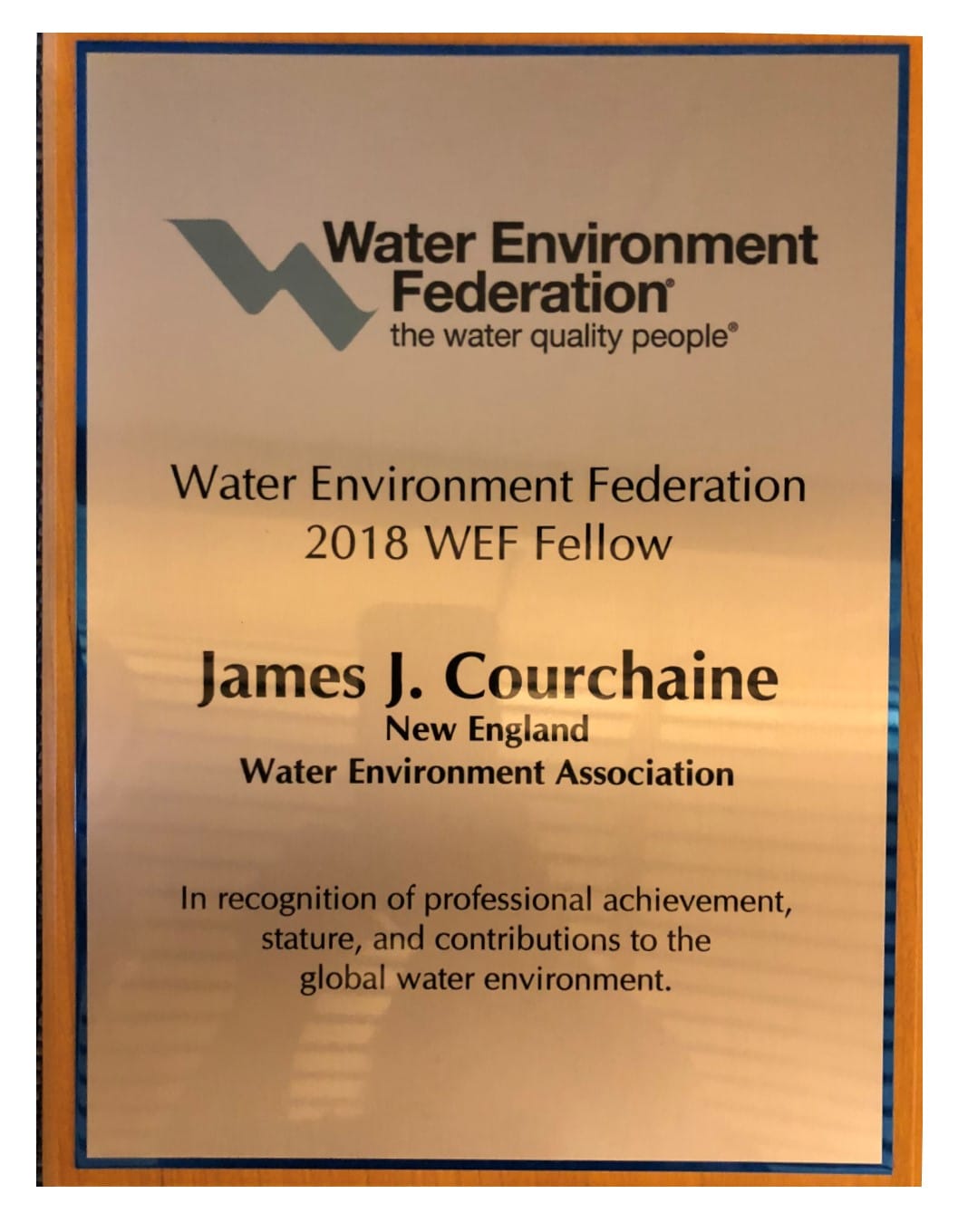 Tata & Howard's James J. Courchaine Receives WEF Fellow Award - Tata ...