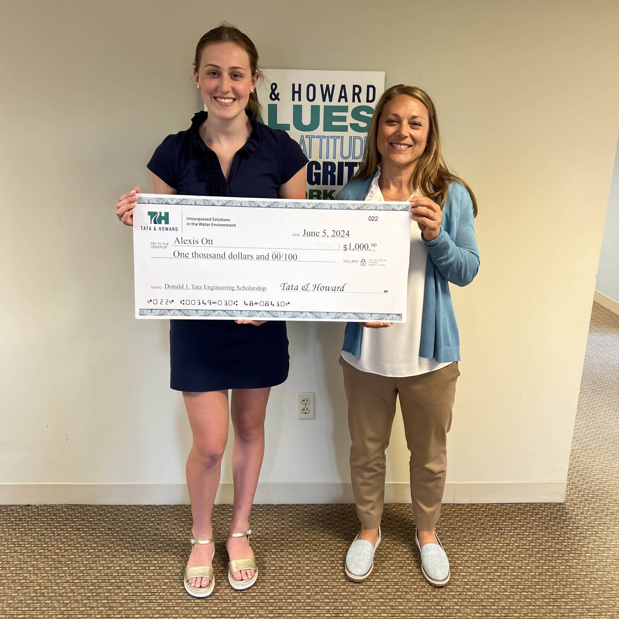 2024 DJT Scholarship Winners - Tata & Howard